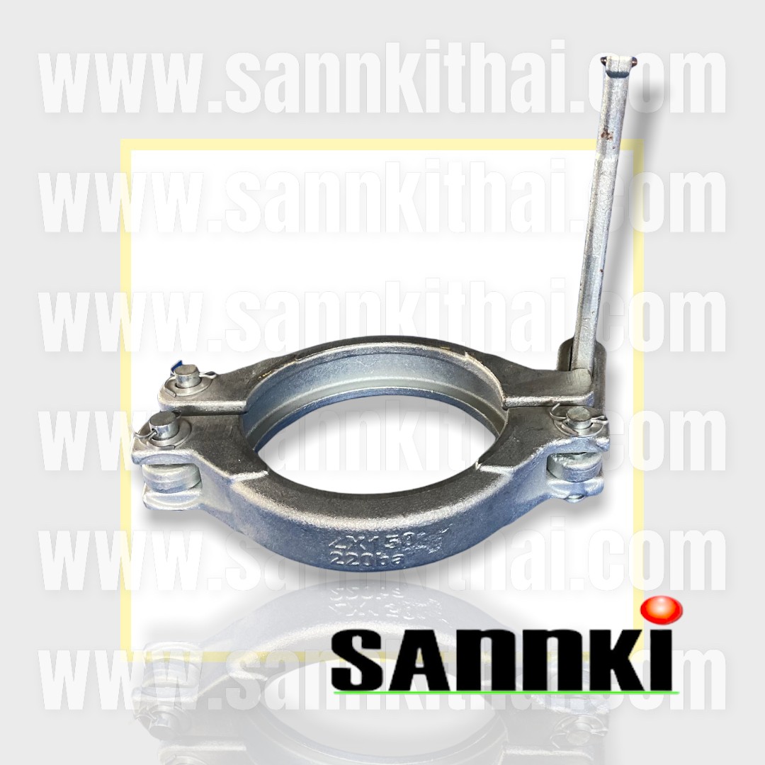 ประกับรัดท่อ ZX wedge coupling 6" แคล้มป์/ประกับ ZX wedge coupling 6 นิ้ว