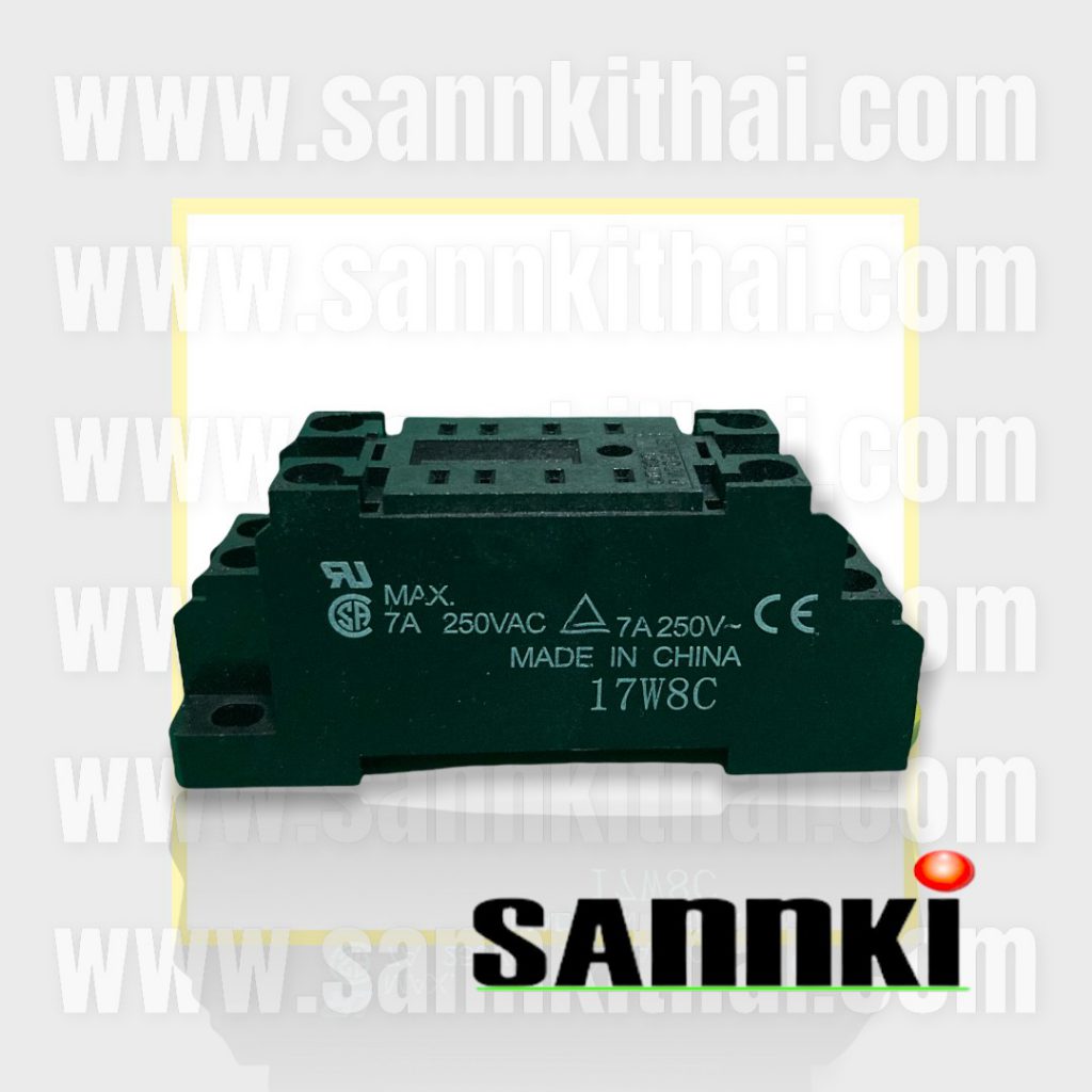 Socket 7A , 250V PYF08A-E 8 P 17W8C อะไหล่ปั๊มคอนกรีตทุกชนิด